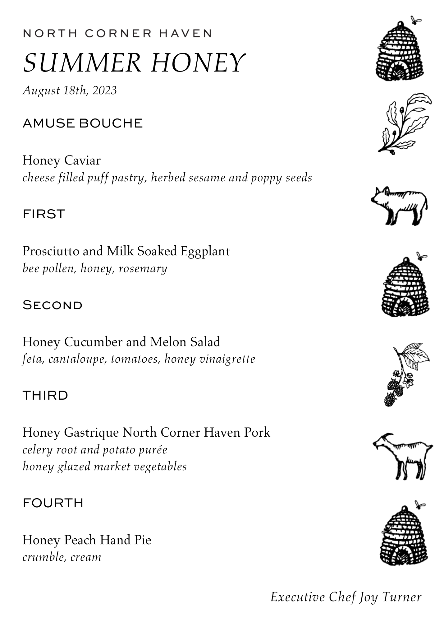 Farm Dinner Series Recap: Summer Honey - North Corner Haven